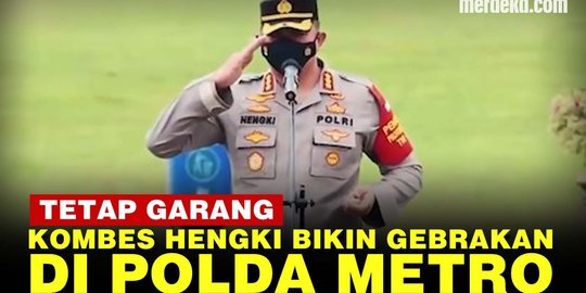 VIDEO: Gebrakan Kombes Hengki Haryadi di Polda Metro, Ini Kasus ...