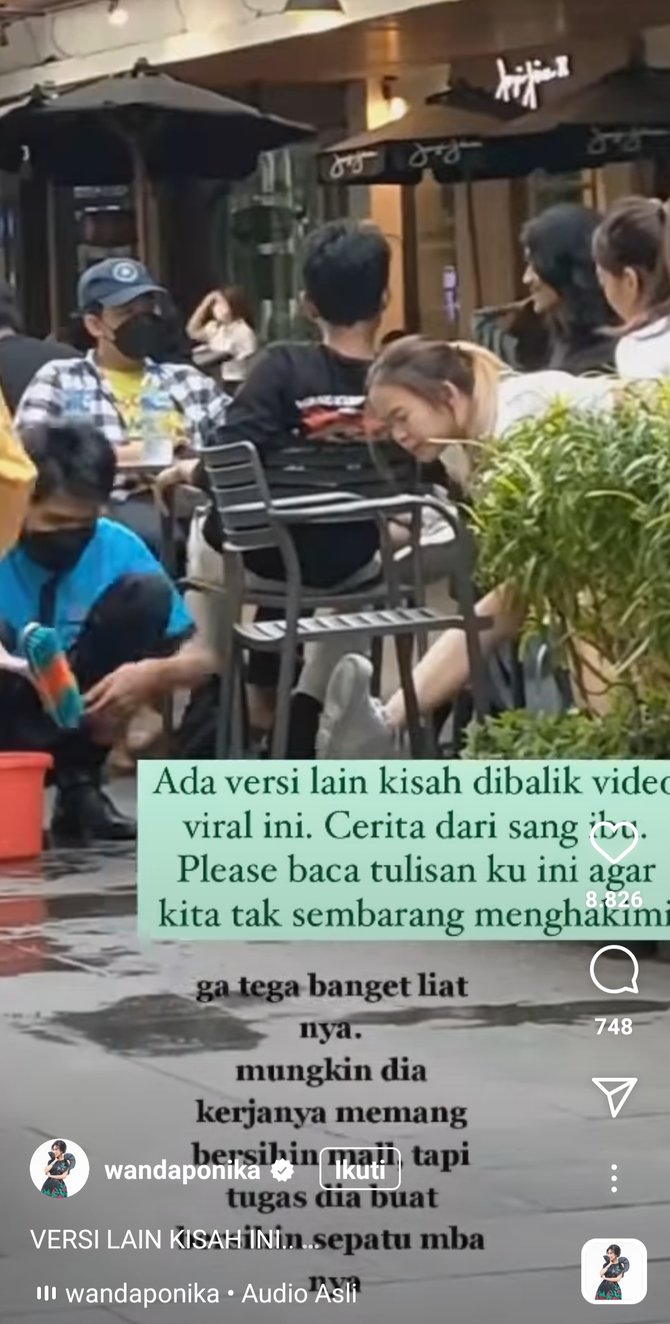Viral Cleaning Service Bersihkan Sepatu Pengunjung yang Masih Dipakai ...