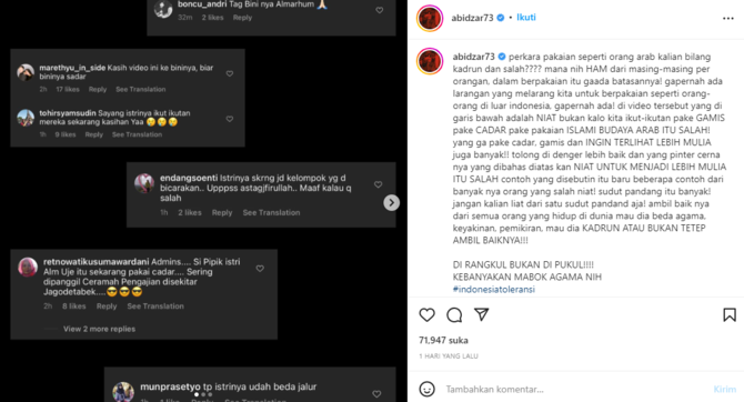 Gaya Pakaian Umi Pipik Kerap Jadi Sorotan, Abidzar Al-Ghifari Beri ... Gaya Pakaian Umi Pipik Kerap Jadi Sorotan, Abidzar Al-Ghifari Beri ...
