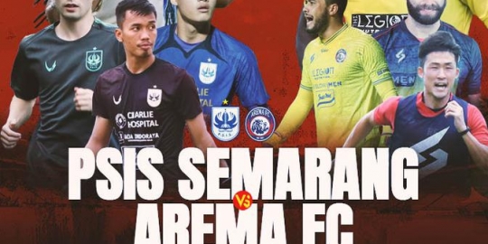 Duel Antarlini PSIS Vs Arema di Leg I Semifinal Piala Presiden 2022 ...