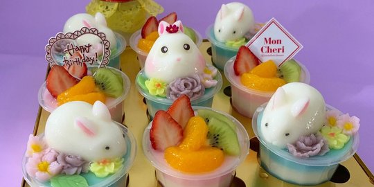 Puding Kelinci Cantik dan Menggemaskan dari Moncheri Dessert, Buruan ...