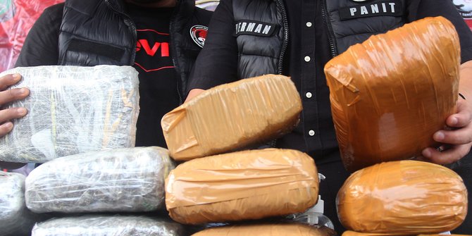 Penyelundupan 137 Kg Ganja Jaringan Lintas Sumatera Digagalkan Dua