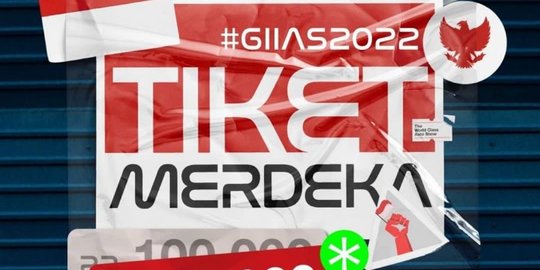 Rayakan HUT ke-77 RI, Harga Tiket GIIAS 2022 Besok Lebih Murah, Merdeka! | merdeka.com
