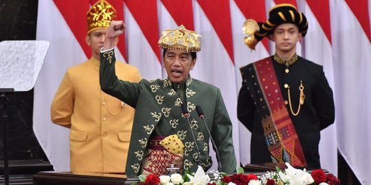 Singung Politik Identitas, Ini Pidato Lengkap Jokowi di Sidang Tahunan 2022 | merdeka.com