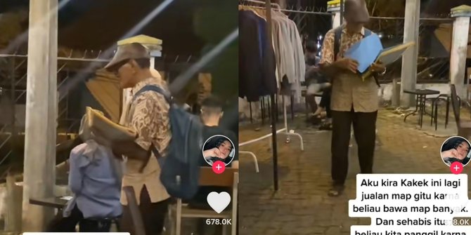 Viral Kakek Bawa Map untuk Minta Bantuan, Kisahnya Bikin Haru | merdeka.com