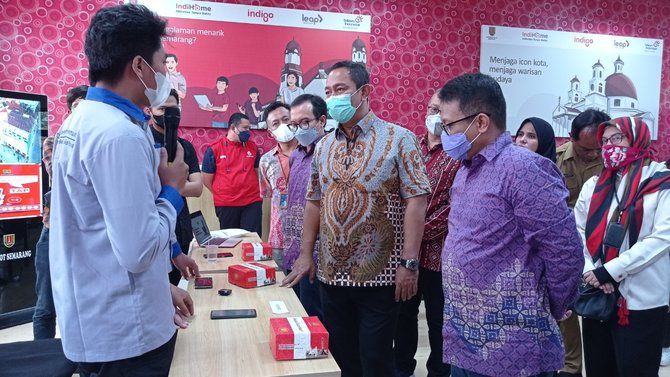 Telkom Dukung Komunitas Kreatif dan Digitalisasi UMKM Lewat IndigoSpace SDK | merdeka.com