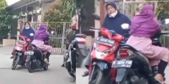 Viral Emak-emak Asyik Ngobrol di Tengah Jalan, Bikin Warganet Geleng Kepala | merdeka.com
