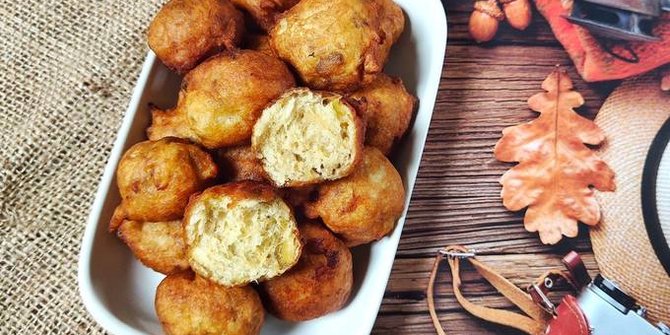 Resep Cekodok Pisang Khas Malaysia, Camilan Manis Beraroma Wangi ...