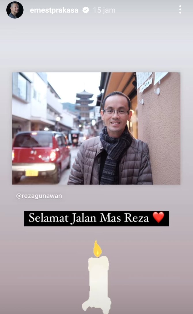 Suami Dee Lestari Meninggal Dunia, Ini Kenangan Reza Gunawan dengan Para Artis | merdeka.com