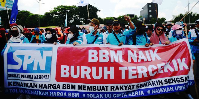 Alasan Buruh Tolak Kenaikan Harga BBM: Picu Ledakan PHK | merdeka.com