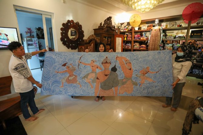 Berkat Lapak Ganjar, Usaha Batik Pekalongan Ini Tembus Pasar Dunia ...
