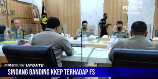 Barisan Jenderal Polisi Pimpin Sidang Banding Ferdy Sambo