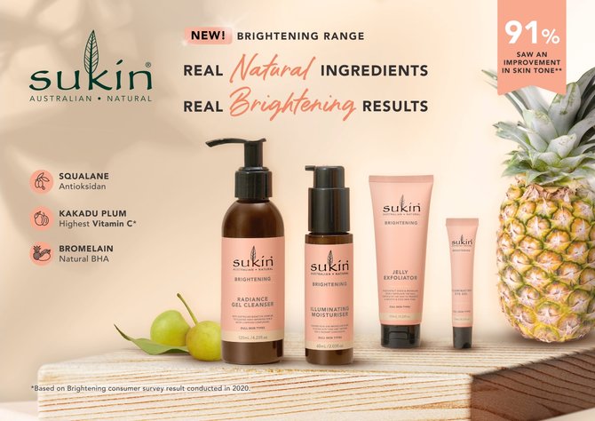 Sukin Rilis Produk Brightening Berkandungan Superfood Kaya Vitamin C ...