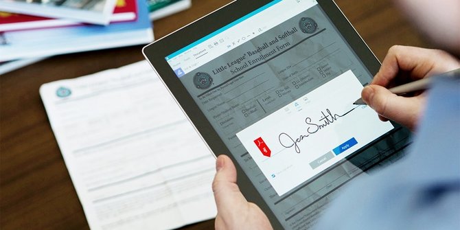 Cara Membuat Tanda Tangan Digital, Mudah Dipraktikkan | merdeka.com