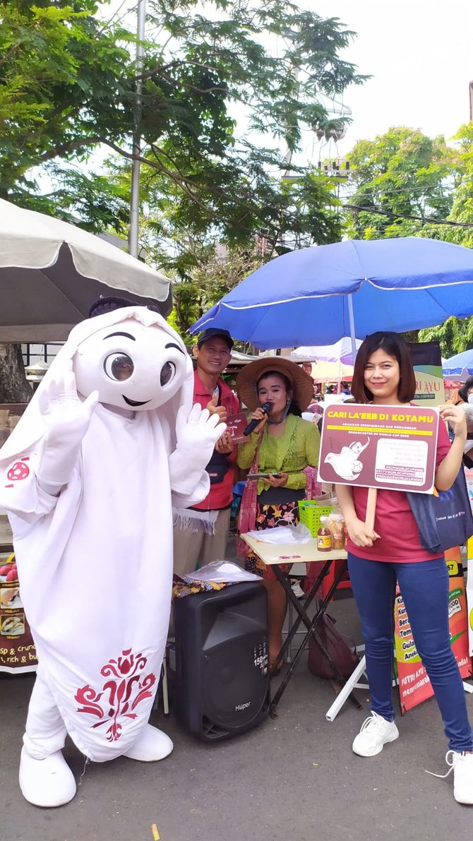 Gaungkan Piala Dunia 2022, La'eeb si Maskot Hadir di 11 Kota | merdeka.com