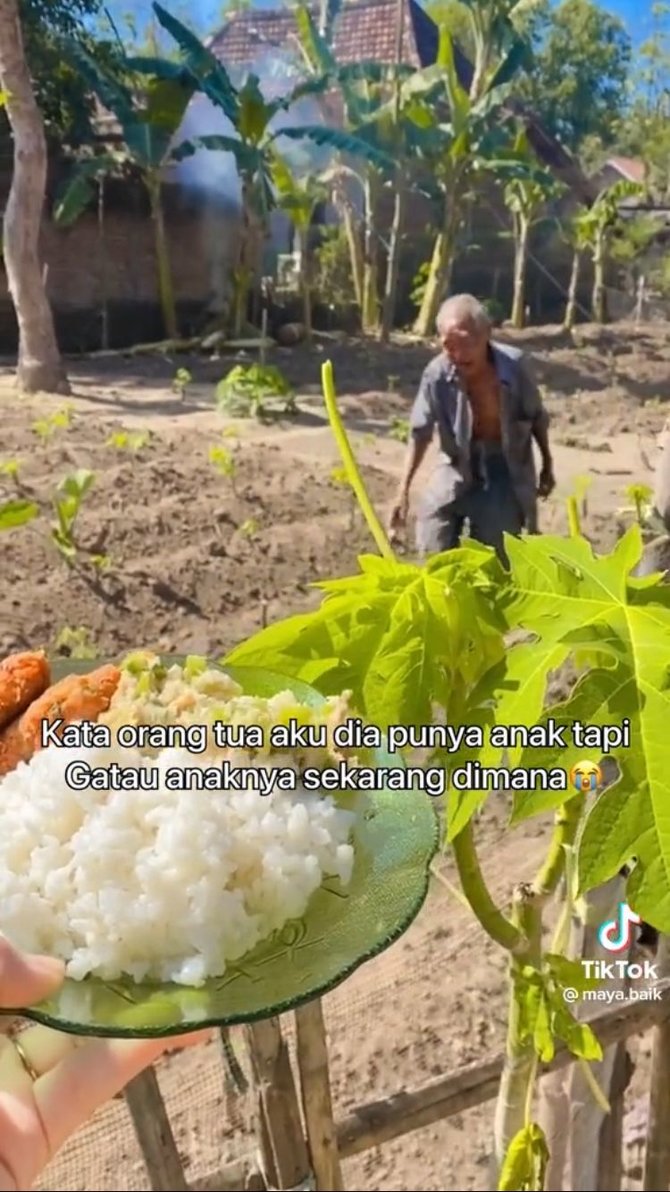 Kisah Haru Kakek yang Hidup Sebatang Kara, Makan dari Pemberian Orang ...