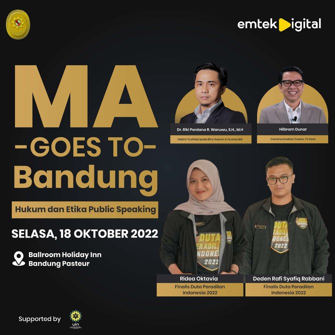 Catat Tanggalnya, MA Goes To Campus Hadir di Bandung bersama Finalis ...