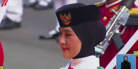 Potret Cantik Ayumi Sasaki Paskibraka Keturunan Jepang, Netizen 'Masyaallah Cantik'