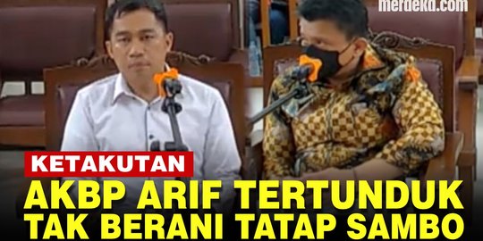 VIDEO: Ferdy Sambo Tegur AKBP Arif Rahman: Kenapa Tak Berani Tatap Mata Saya! | merdeka.com