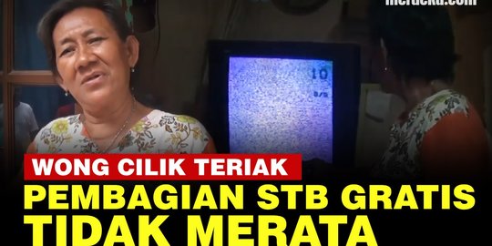 VIDEO: TV Analog Dimatikan, Wong Cilik Teriak Tak Kebagian Set Top Box Gratis | merdeka.com