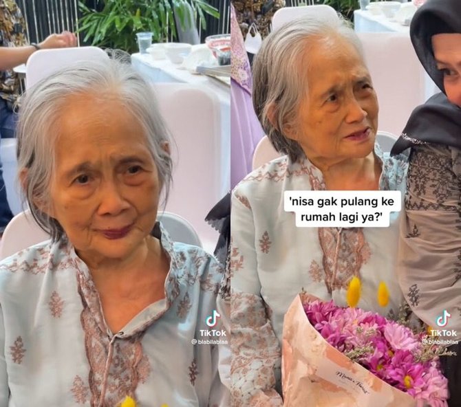 Viral Nenek Menangis Lihat Cucunya Dilamar, Bikin Warganet Haru Sekaligus Iri | merdeka.com