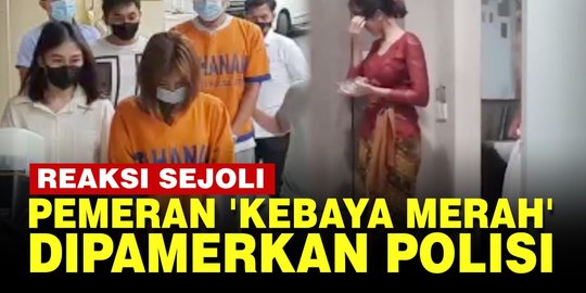 VIDEO: Penampakan Dua Pemeran Video Kebaya Merah Kini Berbaju Oranye Tahanan Polisi | merdeka.com