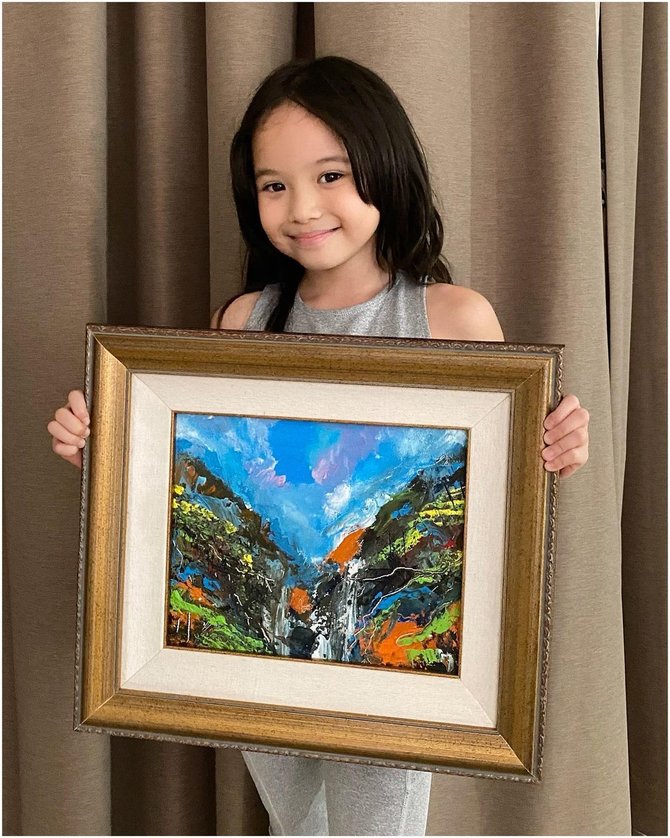 Jago Melukis, Intip Hasil Lukisan Karya Gempi Anak Gisel yang Banjir ...
