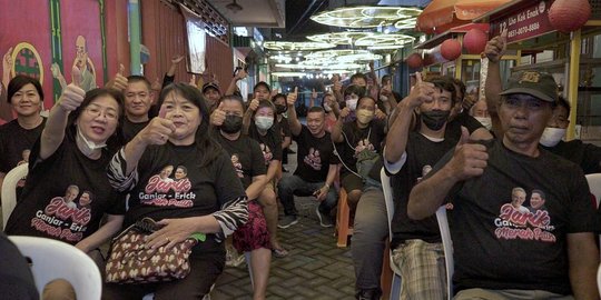 Warga Kampung Pecinan Surabaya Dukung Ganjar-Erick di Pilpres 2024, Ini Alasannya | merdeka.com