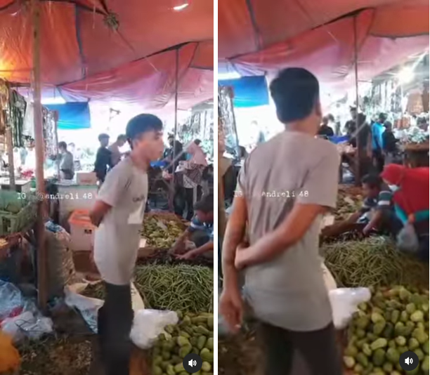 Viral Pedagang Teriak Kencang saat Menjual Dagangannya, Berasa Dibentak | merdeka.com