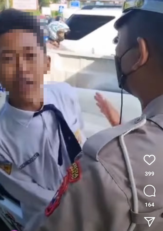 Pelajar Ini Viral Marah-Marah karena Ditilang Polisi, Begini Nasibnya Kini | merdeka.com