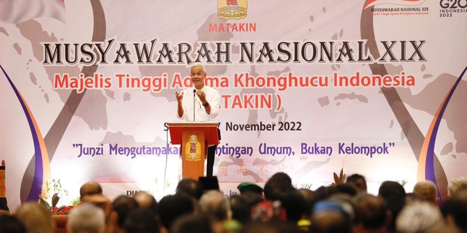 Buka Munas Matakin, Ganjar: Kekuatan Komunitas Bisa Berkontribusi Nyata ...