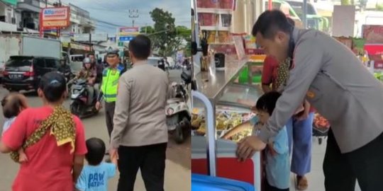 Bocah Korban Gempa Cianjur Nangis Ingin Es Krim, Reaksi Polisi Ini jadi ...