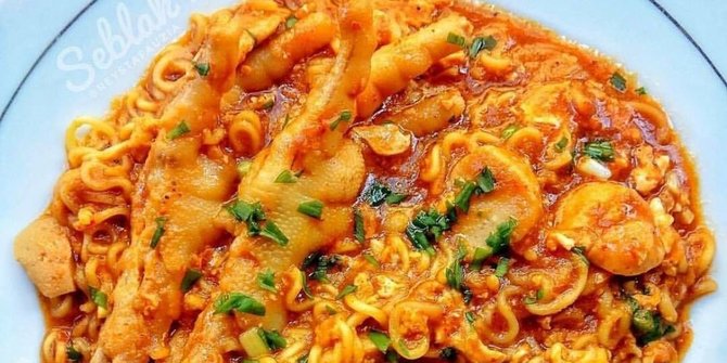 Resep Seblak Mie Kuah Pedas dan Gurih, Cocok untuk Menu Makan Malam ...