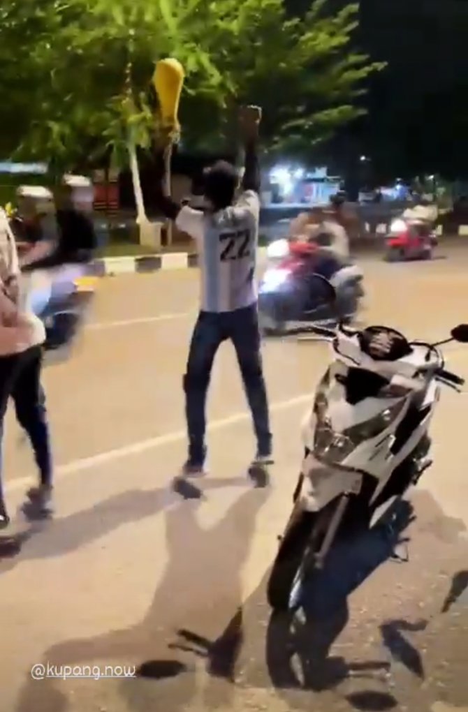 Viral Pawai Rayakan Kemenangan Argentina di Kupang, Aksinya Viral | merdeka.com