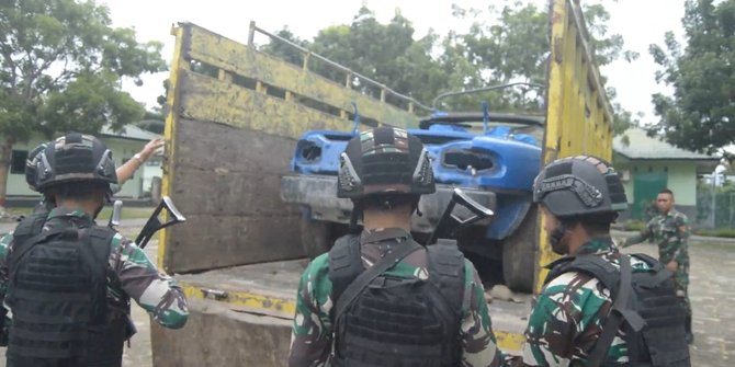 Satgas Pamtas RI-RDTL Gagalkan Penyelundupan Rangka Mobil dari Timor ...