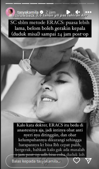 Tasya Kamila Umumkan Nama Anak Keduanya, Begini Kondisi Terbarunya Pasca Lahiran