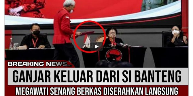 CEK FAKTA: Video Ganjar Keluar dari PDIP? Simak Faktanya | merdeka.com