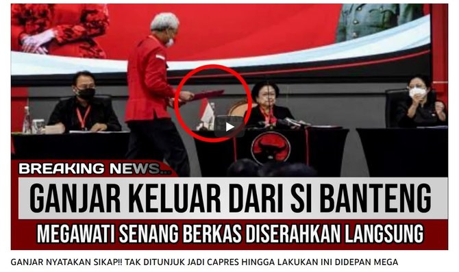CEK FAKTA: Video Ganjar Keluar dari PDIP? Simak Faktanya | merdeka.com