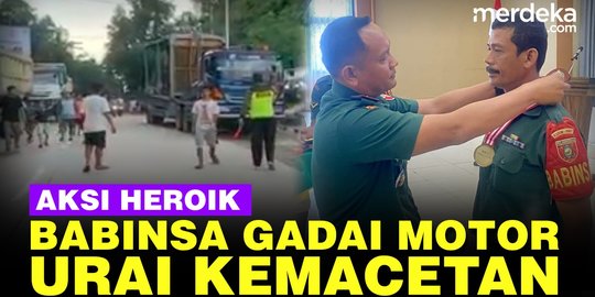 VIDEO: Babinsa TNI Gadai Motor Sewa Alat Berat Evakuasi Trailer Bikin ...