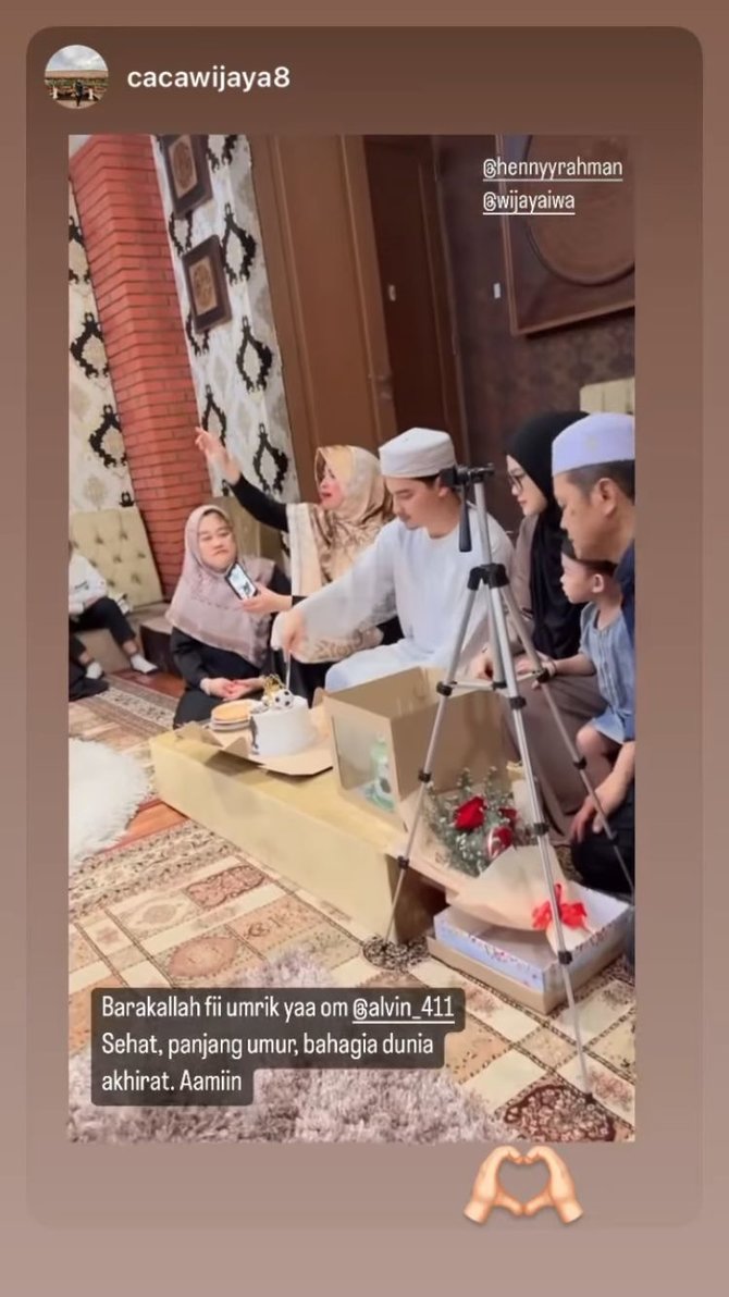 Alvin Faiz Berusia 24 Tahun, Intip Momen Perayaannya Bareng Keluarga ...