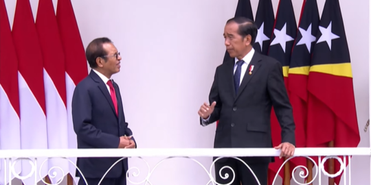 Jokowi Bertemu PM Timor Leste Taur Matan Ruak di Istana Kepresidenan ...