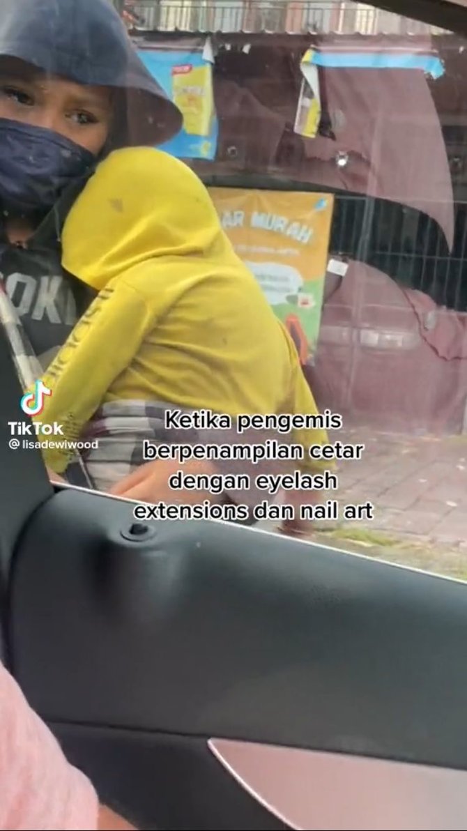 Viral Pengemis Pakai Eyelash dan Nail Art, Warganet: Lebih Kasihan sama ...