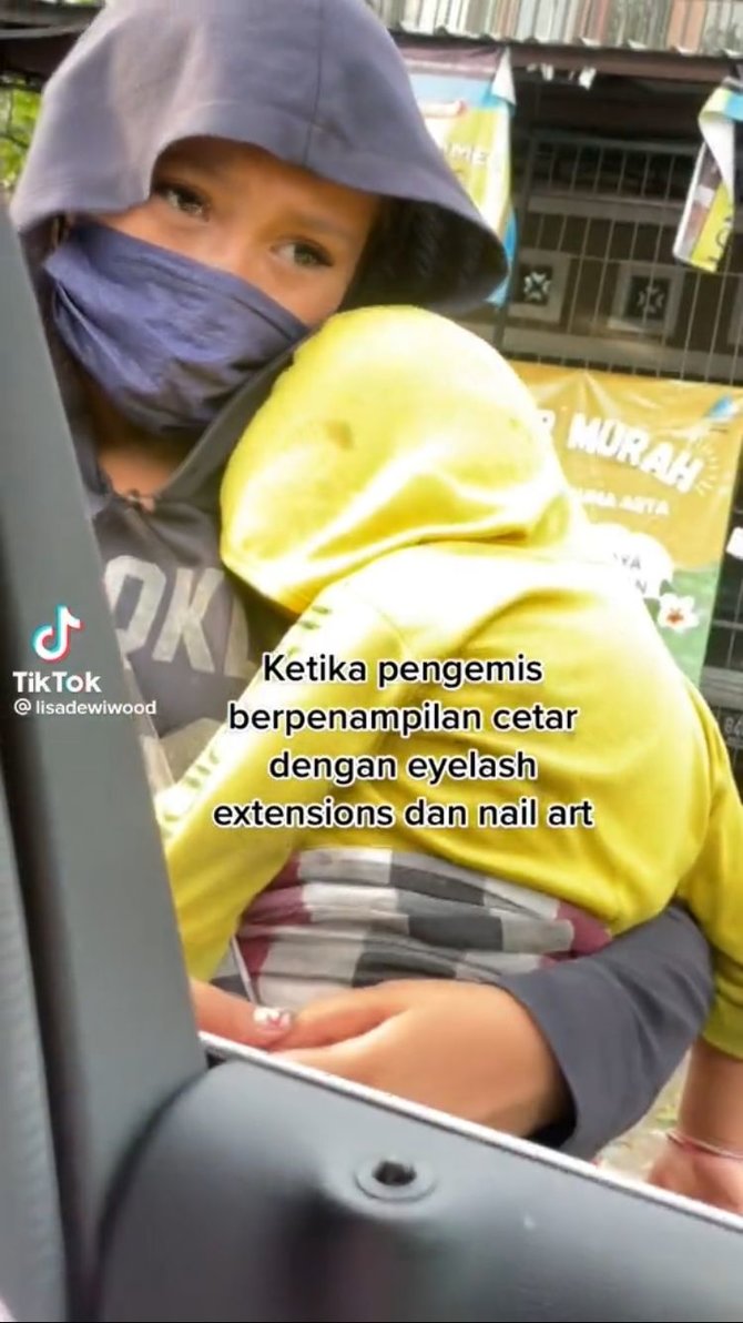 Viral Pengemis Pakai Eyelash dan Nail Art, Warganet: Lebih Kasihan sama ...