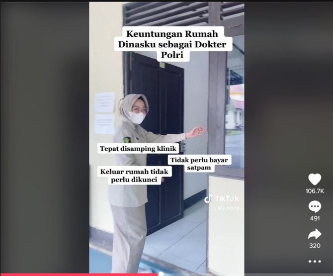 Potret Rumah Dinas Dokter Polri, Dekat Klinik & Tak Perlu Kunci Rumah ...