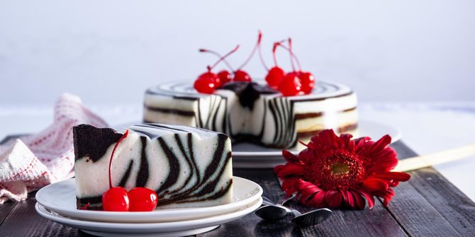 Resep Puding Zebra Sederhana ala Rumahan, Enak dan Lembut | merdeka.com
