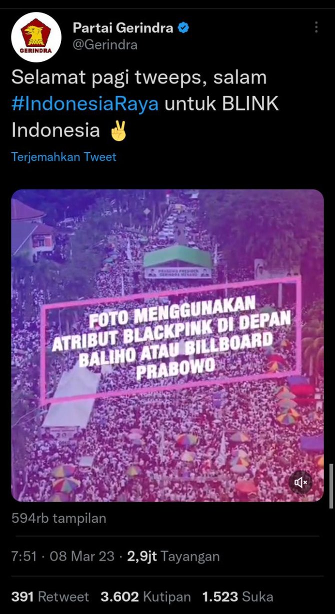 Adakan Giveaway Tiket Konser Blackpink, Unggahan Partai ini Dikritik ...