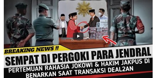 CEK FAKTA: Hoaks Kesepakatan Hakim PN Jakpus dan Jokowi Tunda Pemilu 2024 | merdeka.com