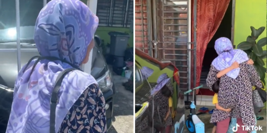 Nenek Beri Kejutan Berkunjung ke Rumah, Ekspresi Bahagia Cucunya Curi ...