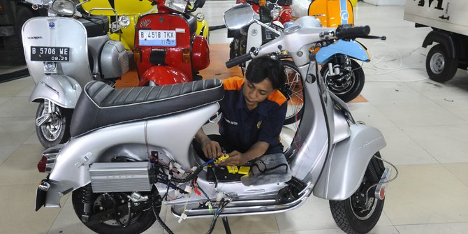 Ada Subsidi Konversi 50.000 Motor Listrik, Tapi Jumlah Bengkel Belum ...