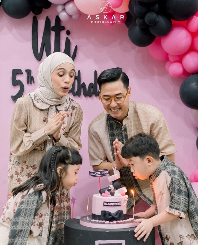 Genap 5 Tahun, Ini Potret Perayaan Ultah Uti Putri Nycta Gina yang Bertema Blackpink